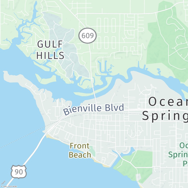 Horaires des marées et météo à Ocean Springs, Old Fort Bayou